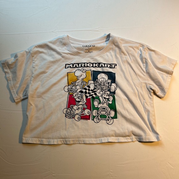 crown & ivy | Tops | Crown Ivy Mario Cart Cropped Tee | Poshmark